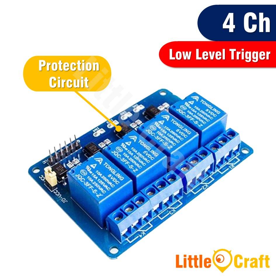5V Isolated Relay Module With Low High Level Trigger 1 Channel 2 ...