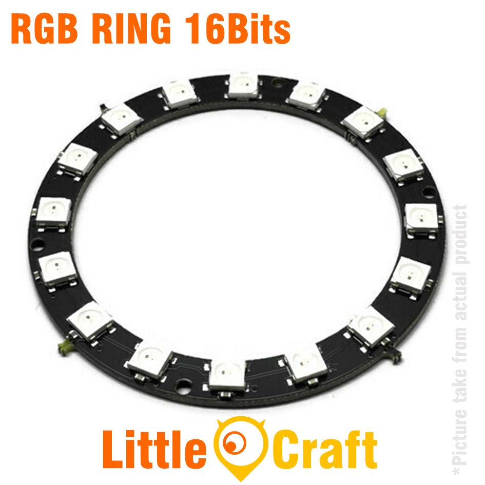 RGB LED Ring 16x WS2812 5050 NeoPixel Module